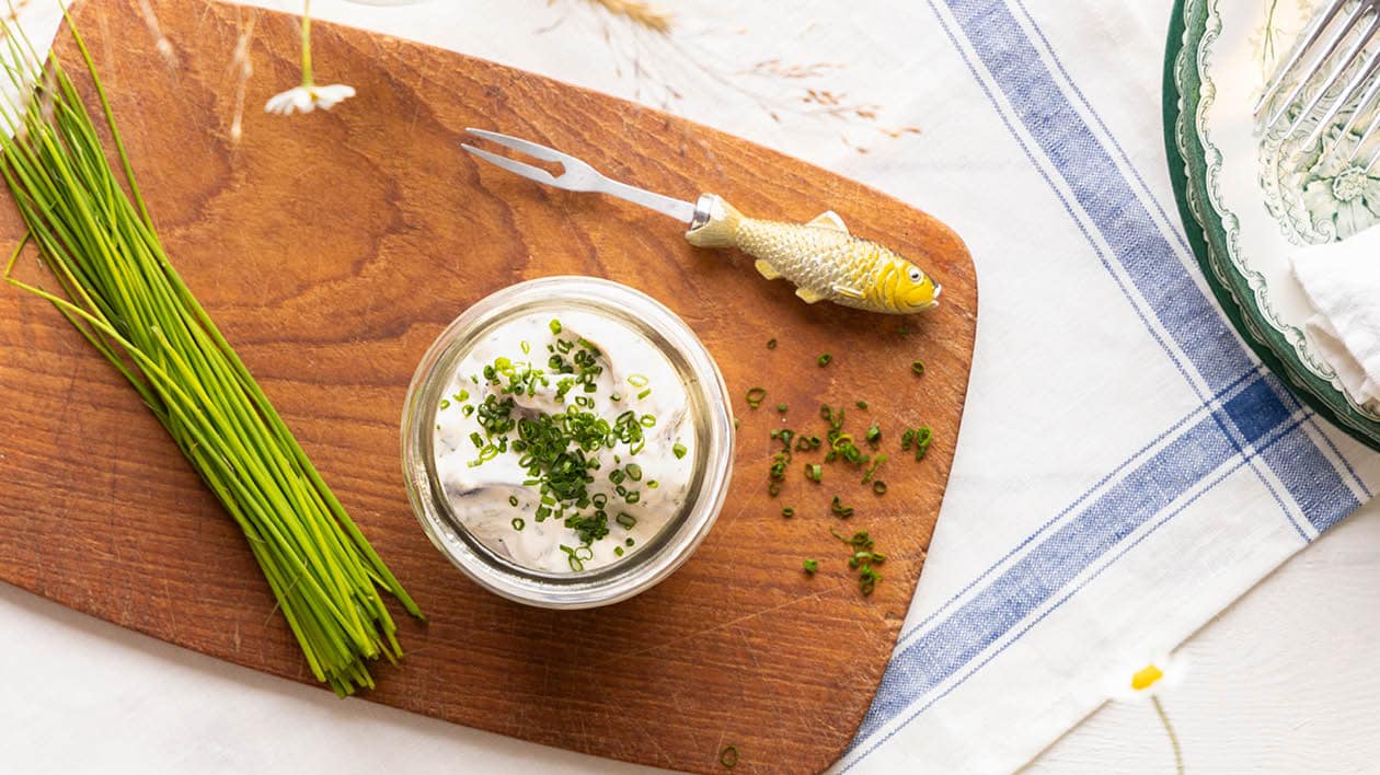Gravad sill med smak av gubbröra Recept