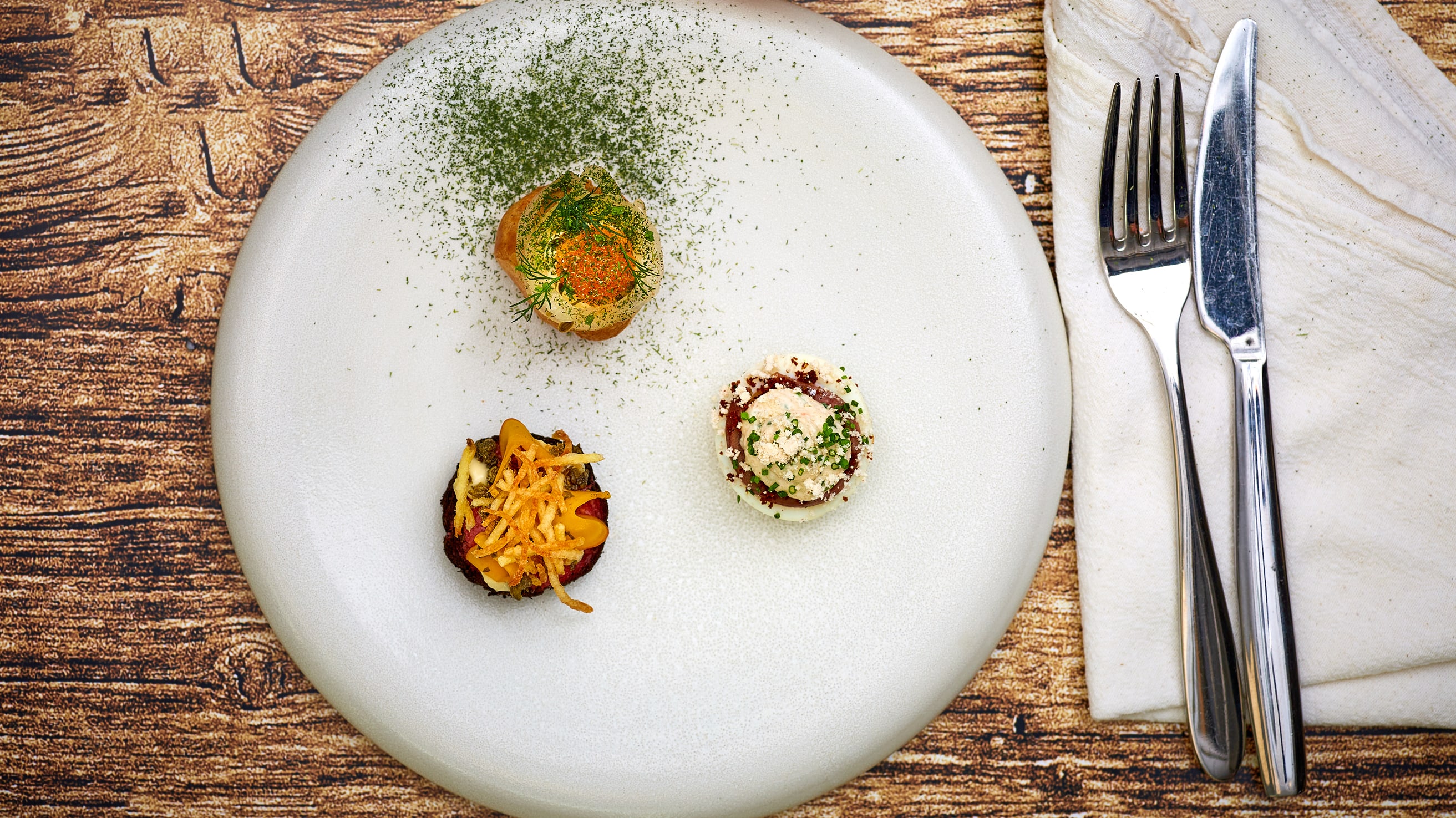 Puff choux med läcker ostkräm Recept